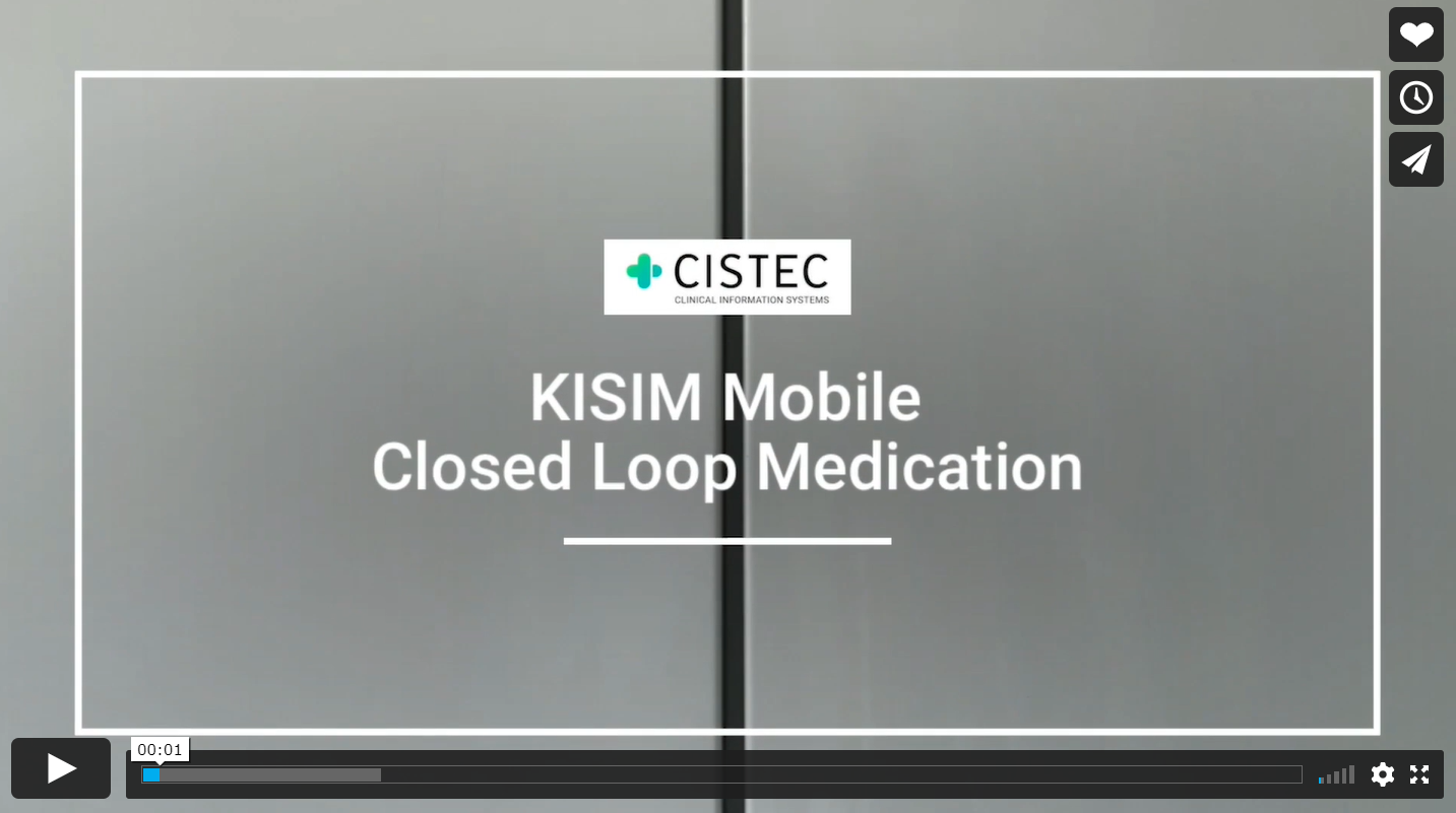 Video Closed Loop Medication - CISTEC